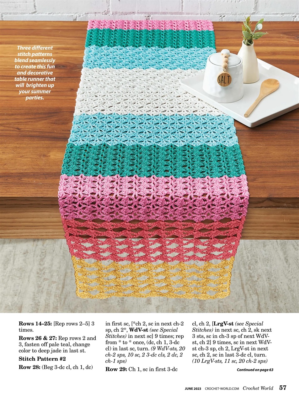 Crochet World Magazine - June 2023 Back Issue