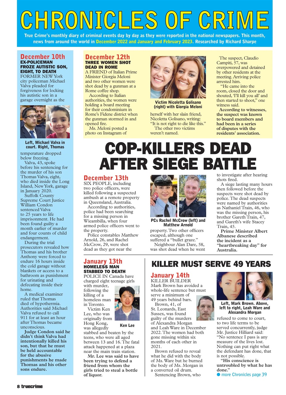 True Crime Magazine - True Crime April 2023 Back Issue