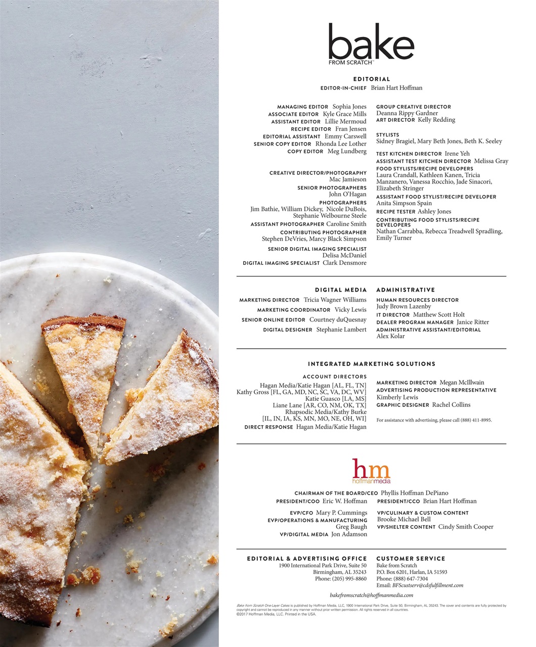 Bake from Scratch Magazine - One-Layer Cakes 2018 Special Issue