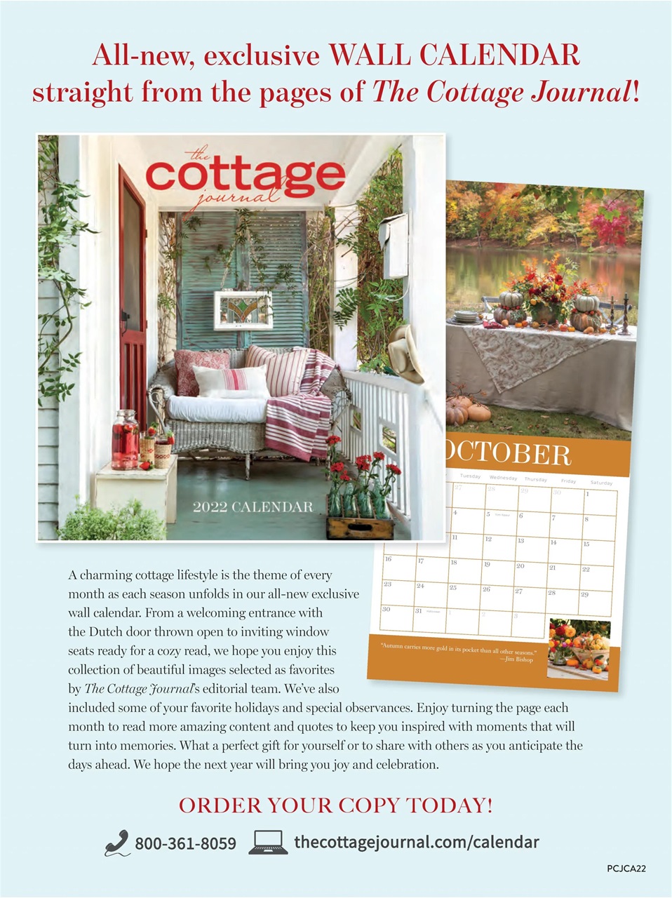 The Cottage Journal Magazine - Country Cottage Christmas 2021 Special Issue