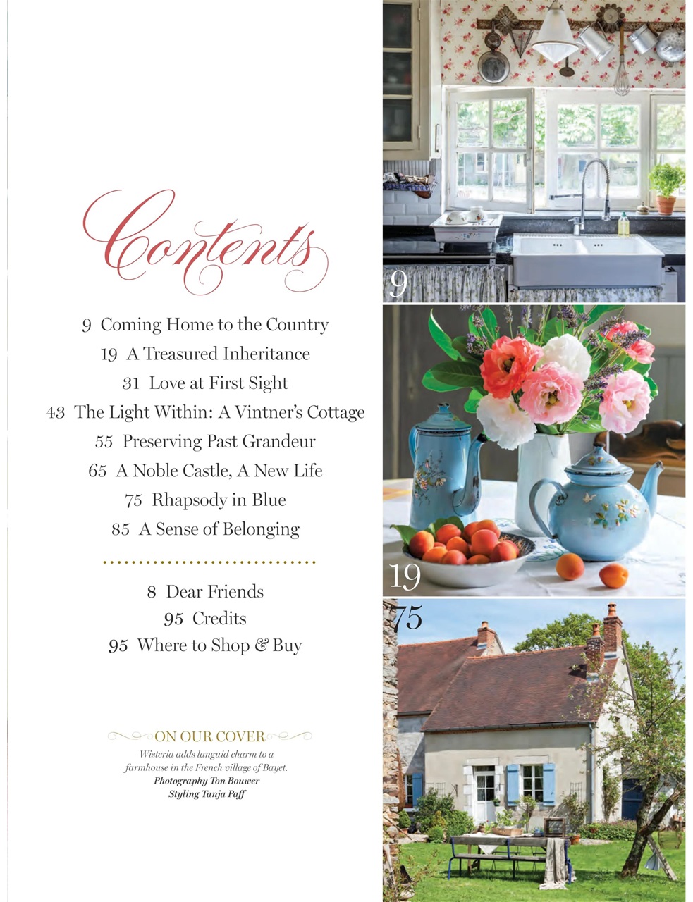 Victoria Magazine - French Cottage 2019 Special Issue