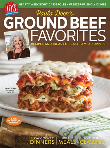 Cooking with Paula Deen Magazine - Ground Beef Favorites 2018 Special Issue