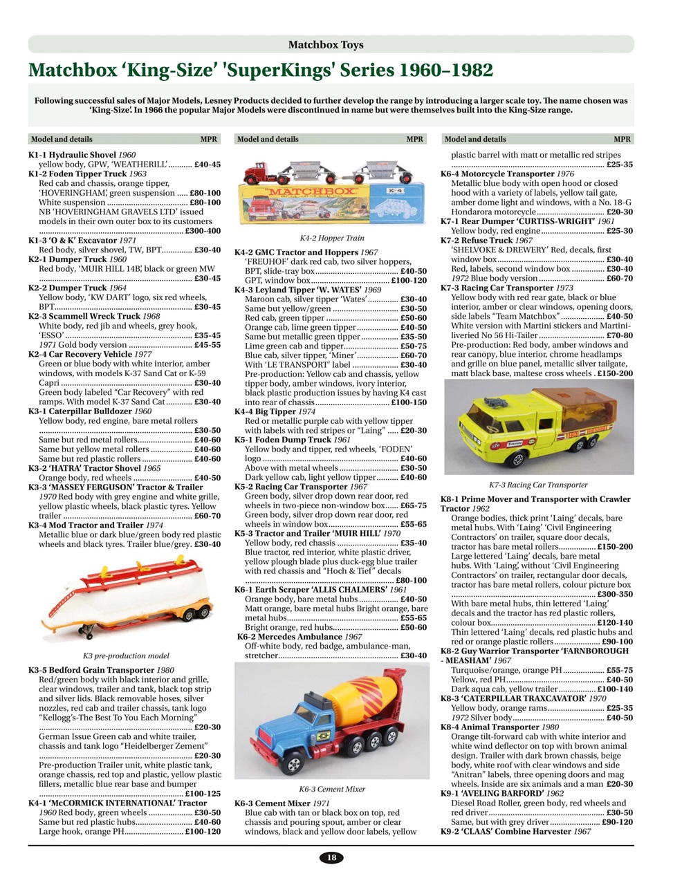 Toy Collectors Price Guide Magazine - Ramsay's British Diecast ...