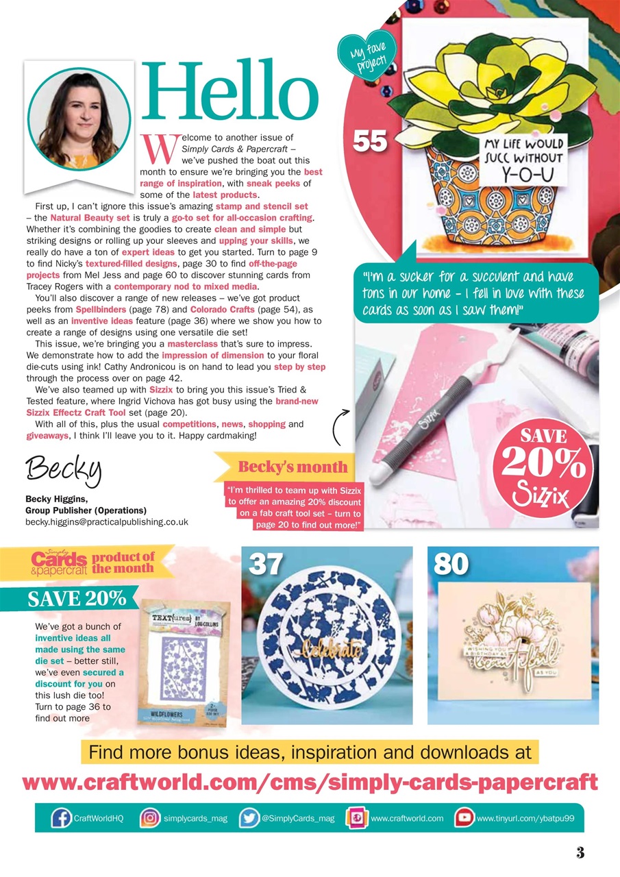 Simply Cards & Papercraft Magazine - Issue 243 Back Issue