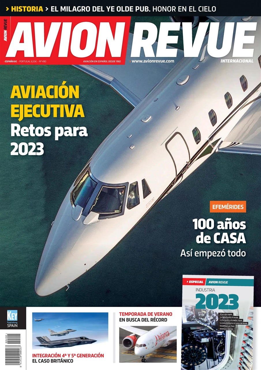 Avion Revue Internacional Magazine - Número 490 Back Issue