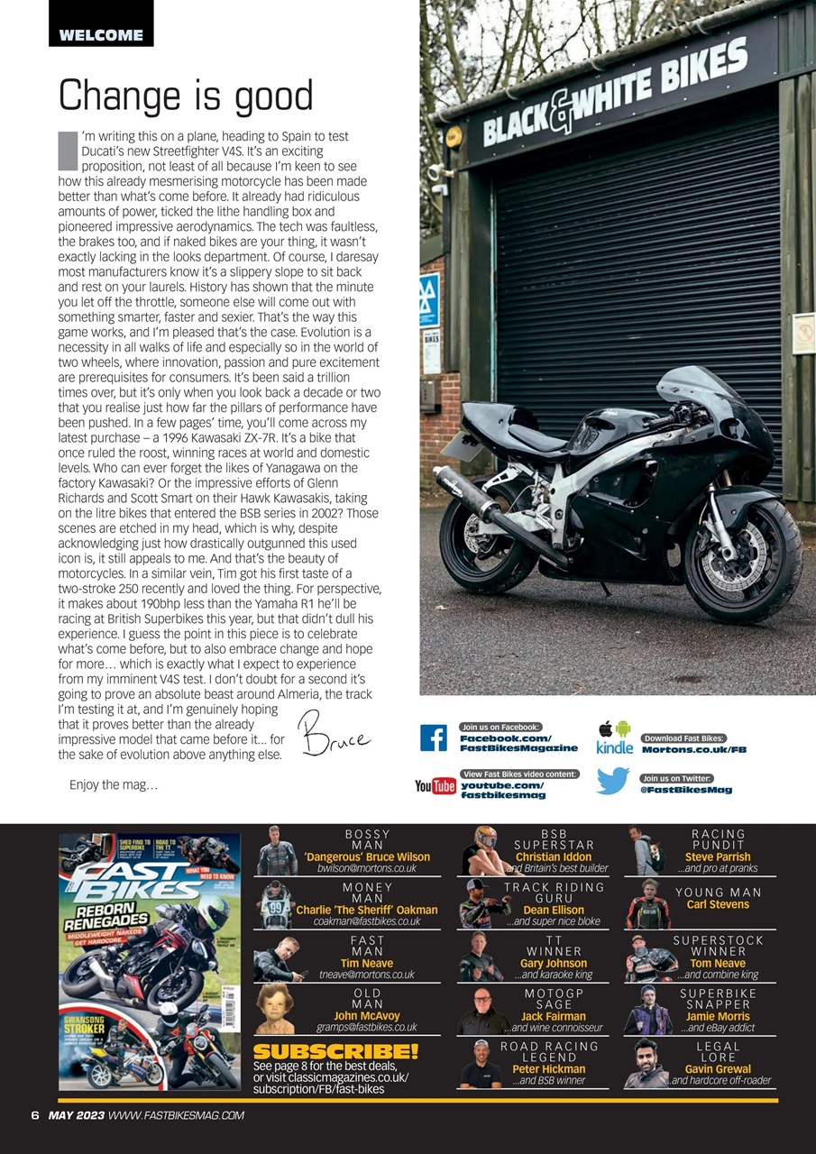 Fast Bikes Magazine - May 2023 Back Issue
