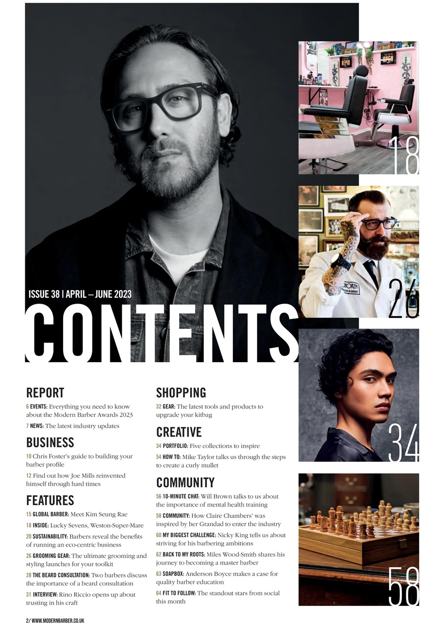 Modern Barber Magazine - April/June 2023 Back Issue
