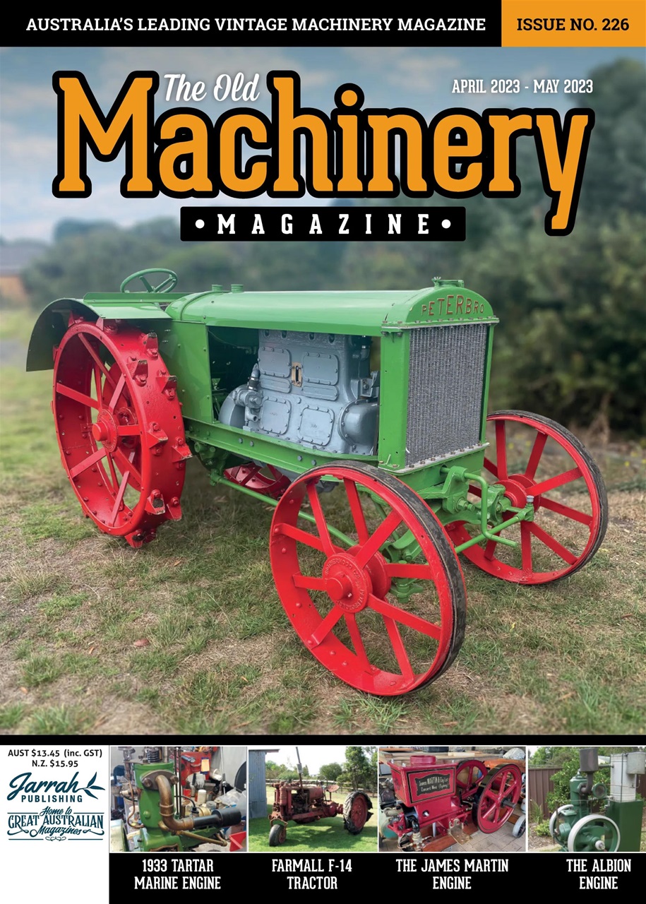 The Old Machinery Magazine - Apr - May 2023 Back Issue