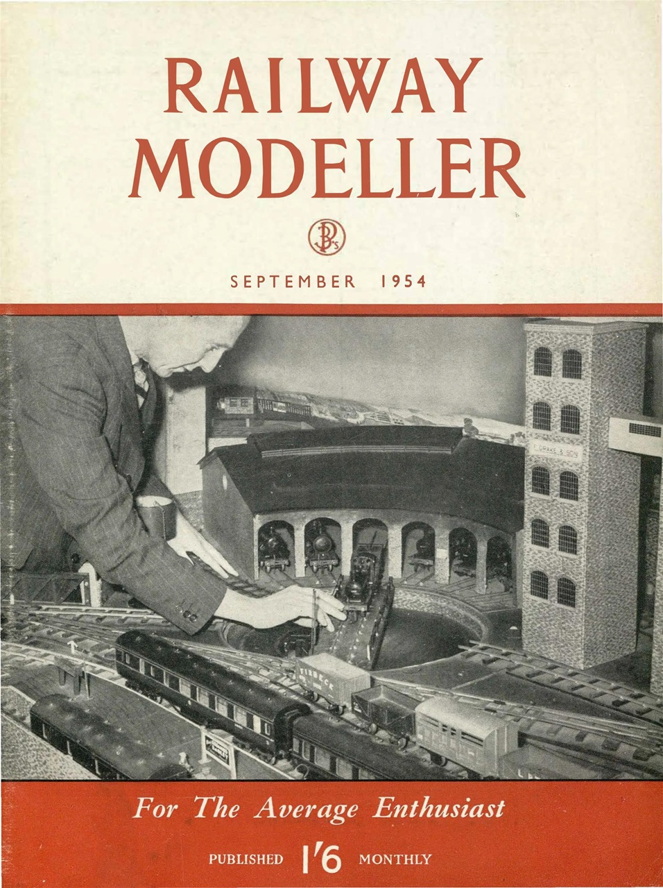 Railway Modeller Magazine - September 1954 Back Issue