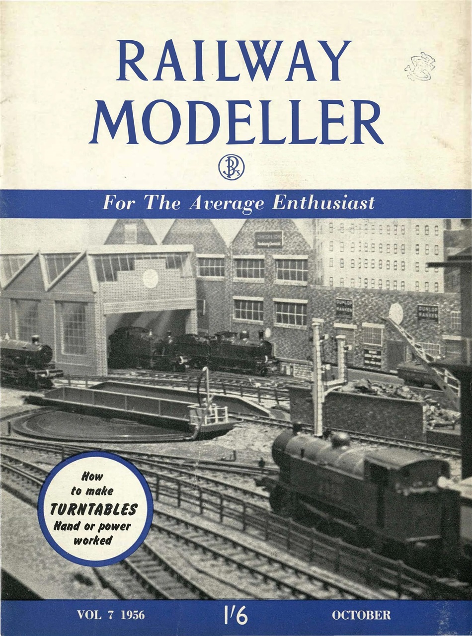 Railway Modeller Magazine - October 1956 Back Issue