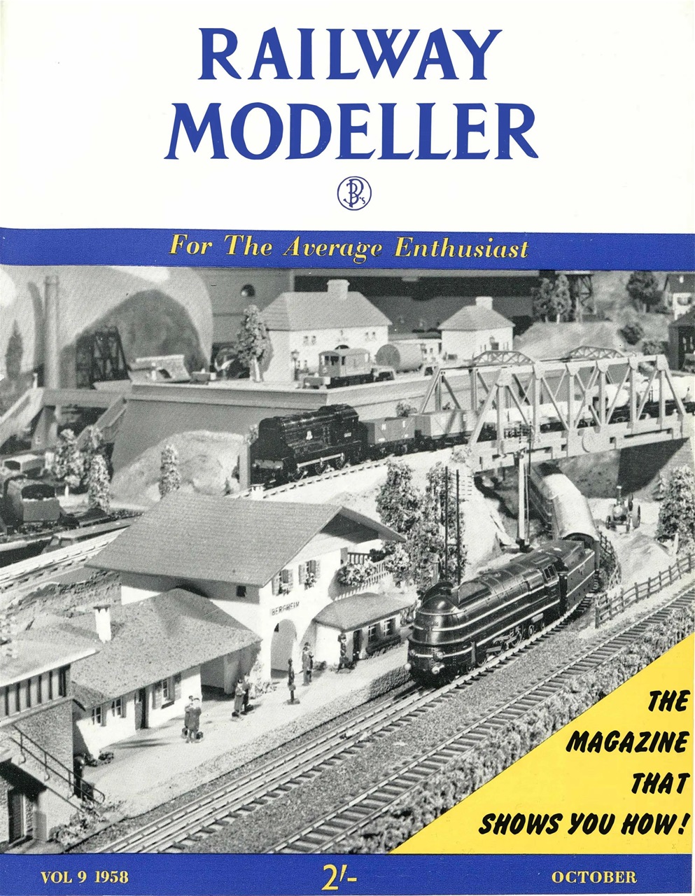Railway Modeller Magazine - October 1958 Back Issue