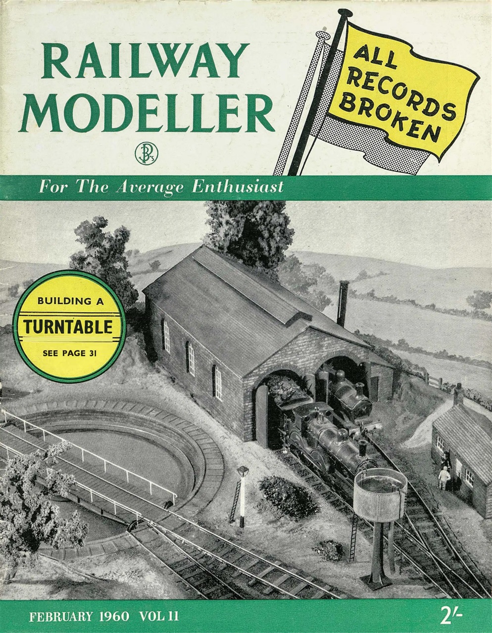 Railway Modeller Magazine - February 1960 Back Issue