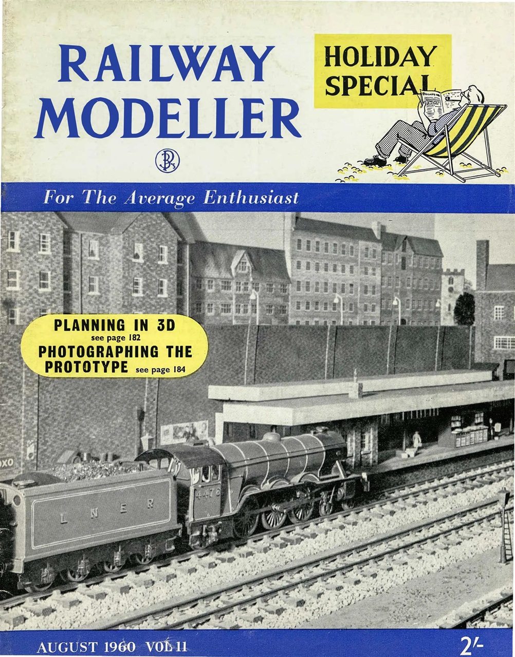 Railway Modeller Magazine - August 1960 Back Issue