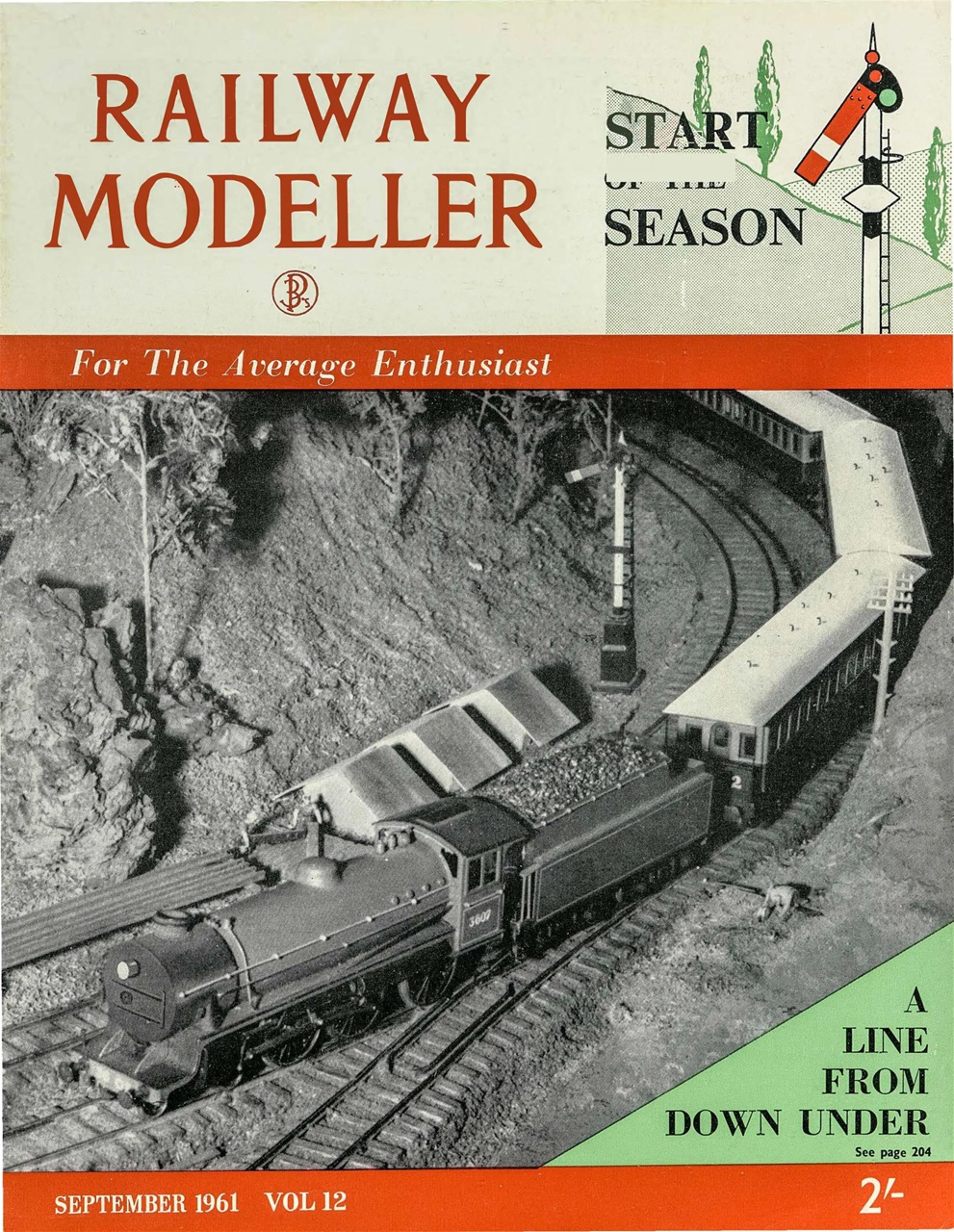 Railway Modeller Magazine - September 1961 Back Issue