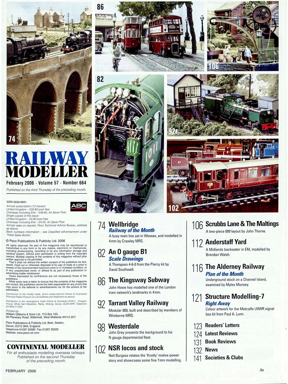 Railway Modeller Magazine - February 2006 Back Issue