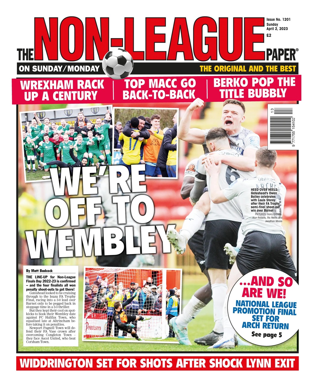 The Non-League Football Paper Magazine - 2-Apr-2023 Back Issue
