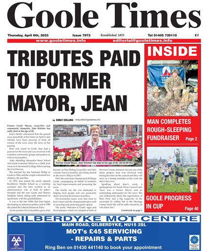 Goole Times Magazine - April 6th 2023 Back Issue