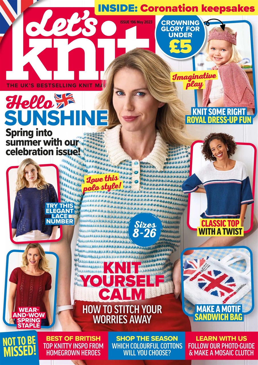 Let's Knit Magazine Subscriptions and May-23 Issue