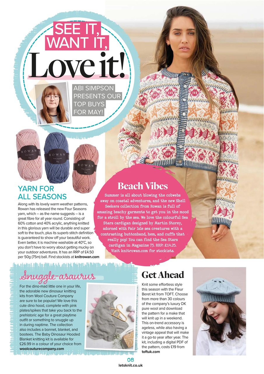 Let's Knit Magazine Subscriptions and May-23 Issue | Pocketmags
