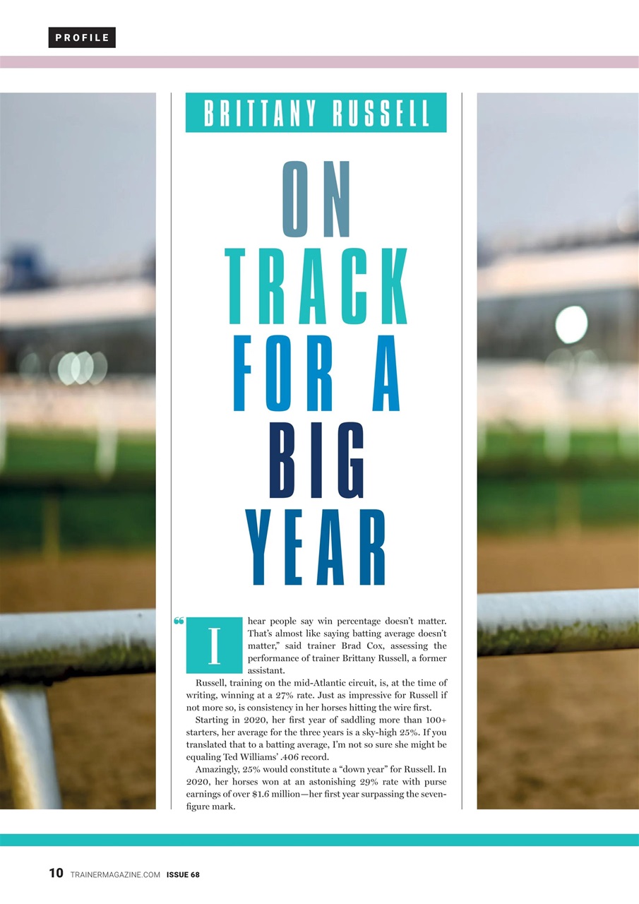 North American Trainer Magazine - horse racing - Triple Crown 2023 Back ...