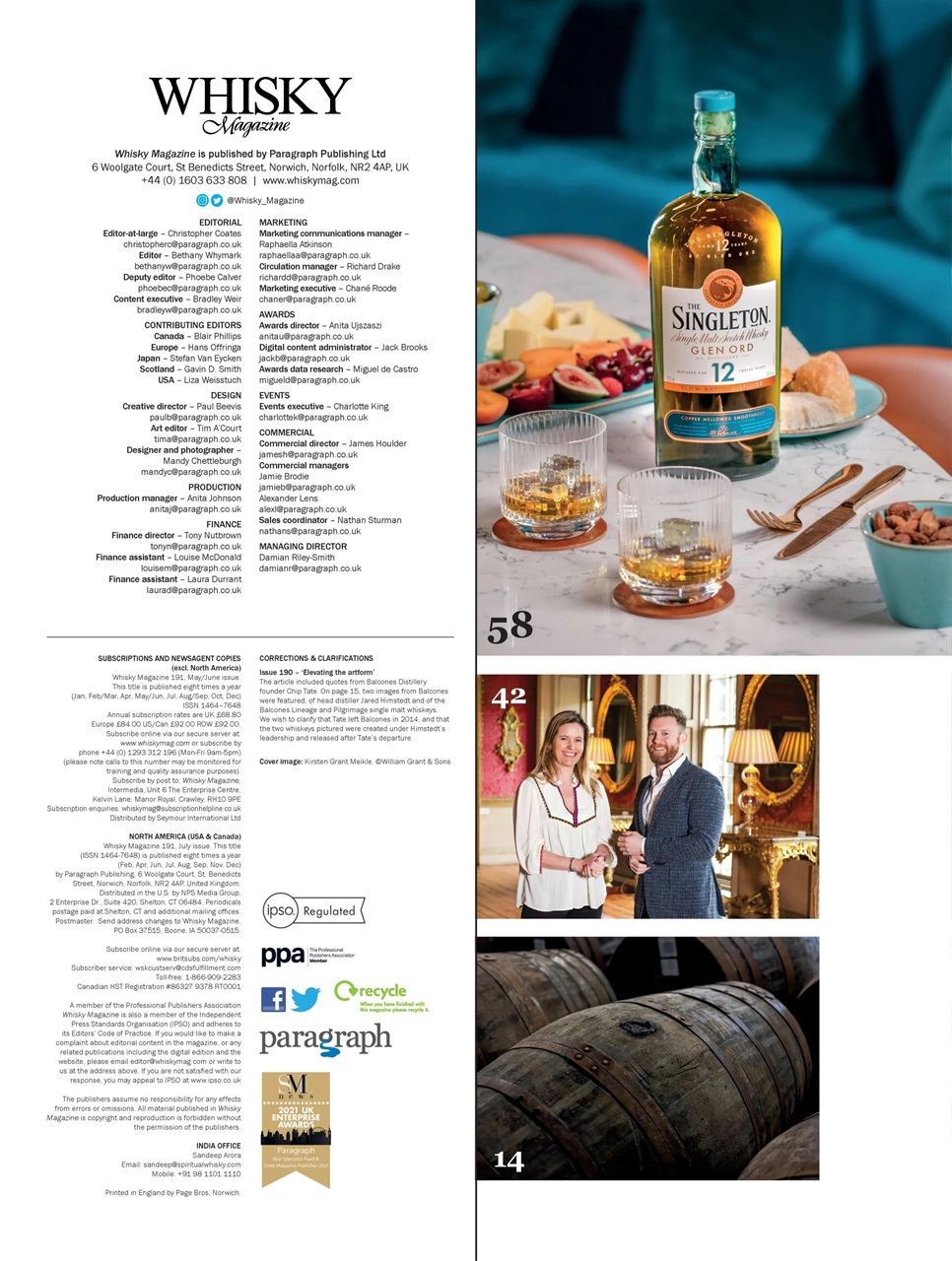 Whisky Magazine - Issue 191 Back Issue