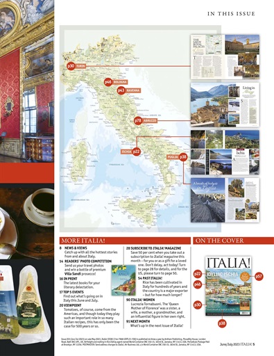 Italia! Magazine - JUN/JUL 23 Subscriptions | Pocketmags