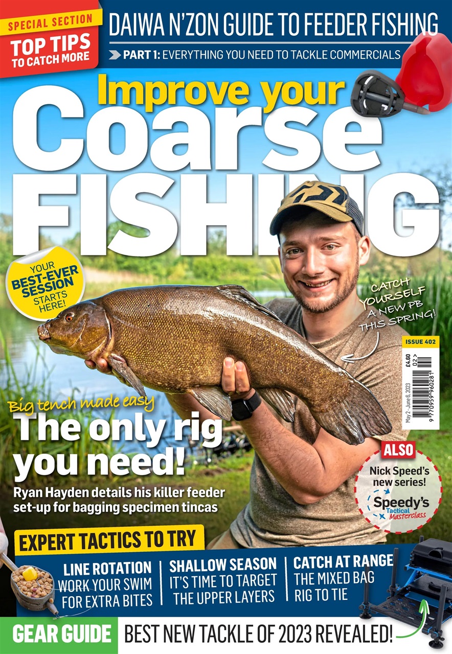 Improve Your Coarse Fishing Magazine - 402 Back Issue