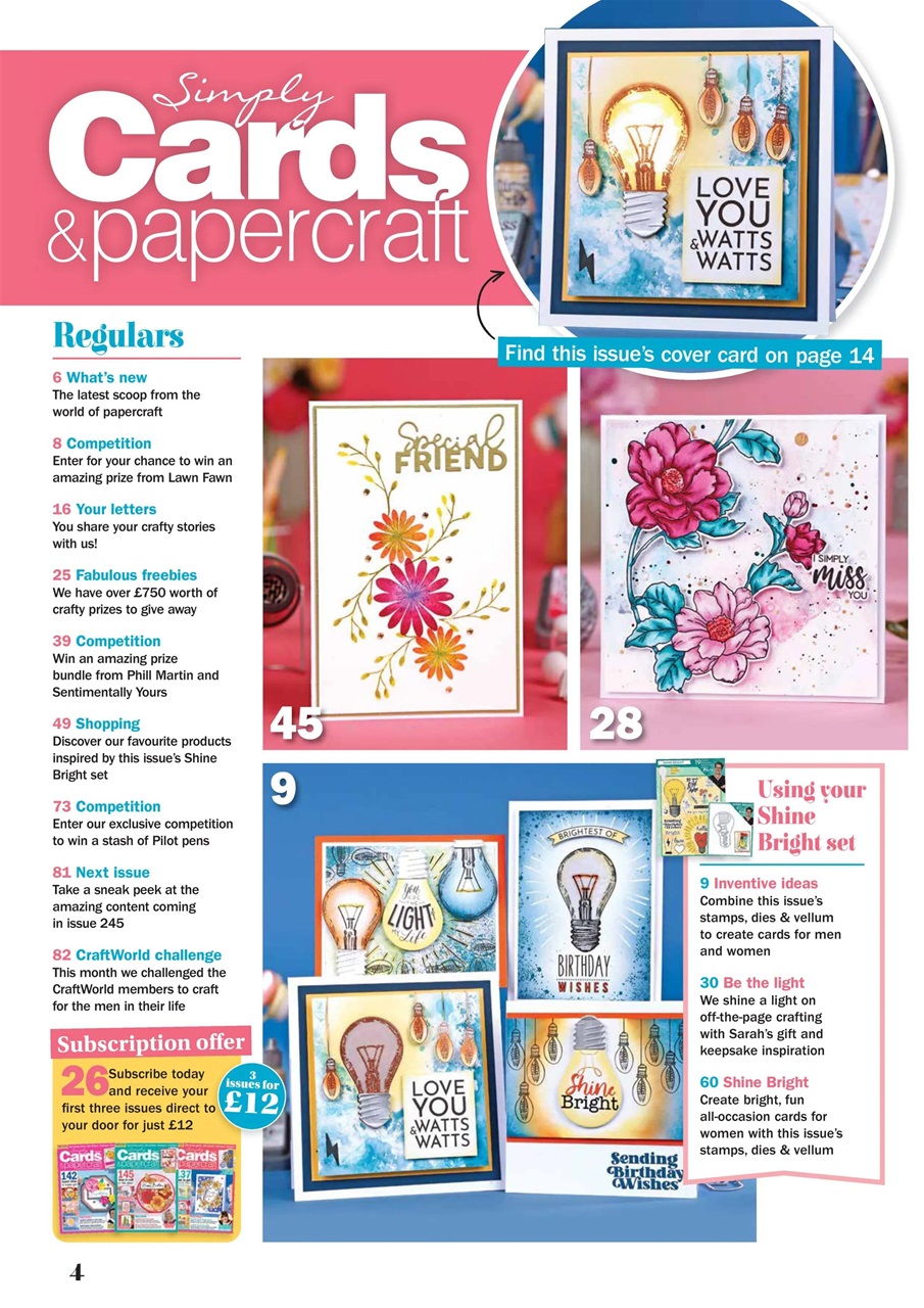 Simply Cards & Papercraft Magazine - Issue 244 Back Issue