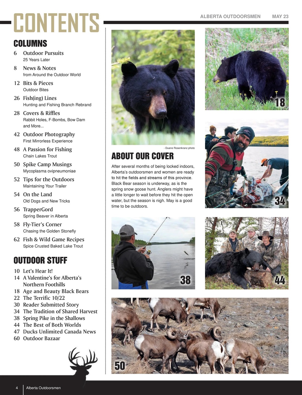 Alberta Outdoors Magazine - Volume 25 Issue 1 Back Issue