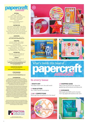 Papercraft Essentials Magazine - Issue 225 Subscriptions | Pocketmags