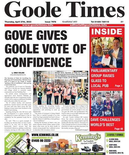 Goole Times Magazine - April 27th 2023 Back Issue