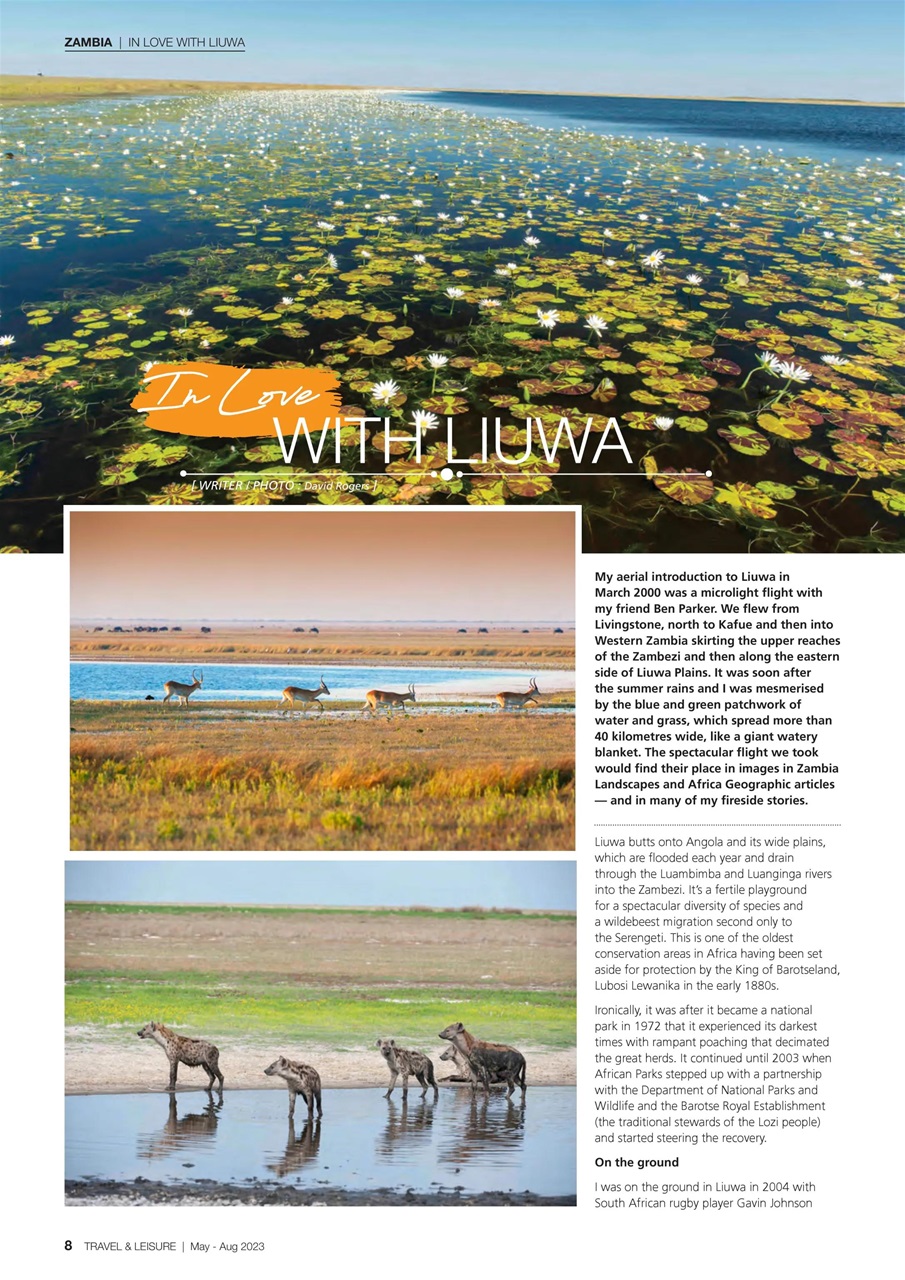 Travel & Leisure Zambia & Zimbabwe Magazine - Issue 24: May-Aug 2023 ...