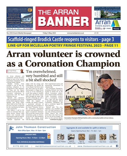 Arran Banner Magazine - 5-May-2023 Back Issue