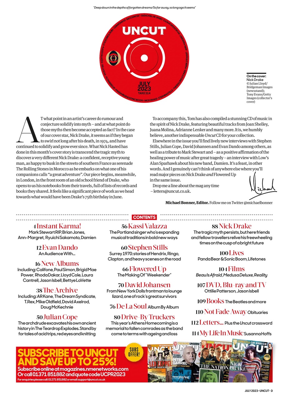 Uncut Magazine - July 2023 Back Issue