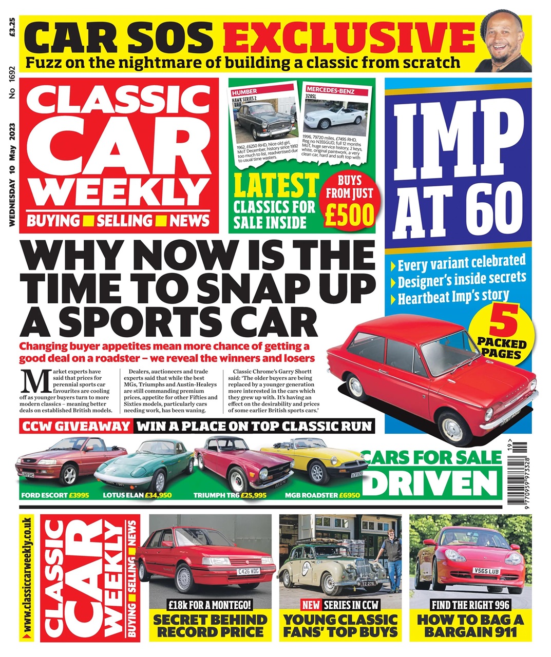 Classic Car Weekly Magazine - 10-May-2023 Back Issue