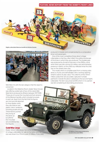 Toy Soldier Collector and Historical Figures Magazine - Issue 111 ...
