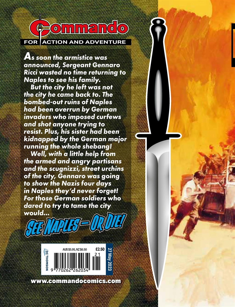 Commando Magazine - 5649 Back Issue