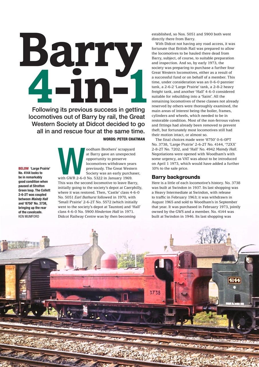 Steam Railway Magazine - 545 Back Issue