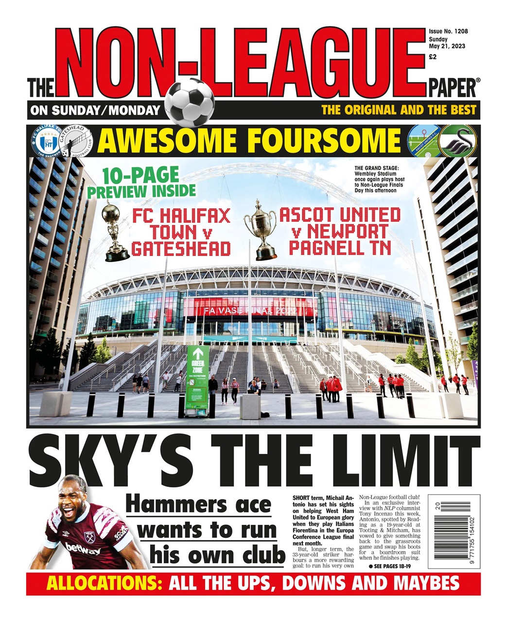 The Non-League Football Paper Magazine - 21-May-2023 Back Issue