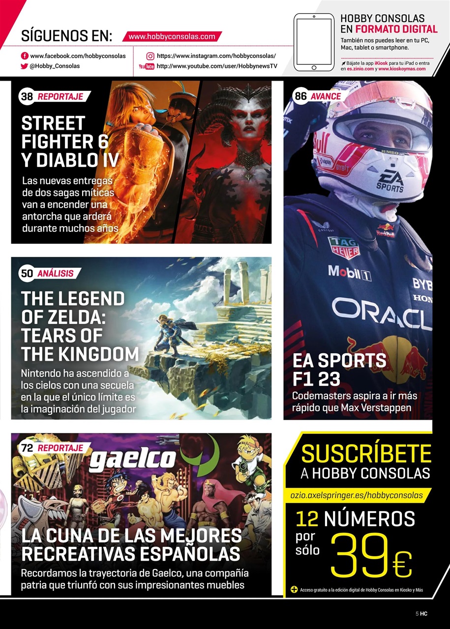 Hobby Consolas Magazine - Hobby Consolas 383 Back Issue