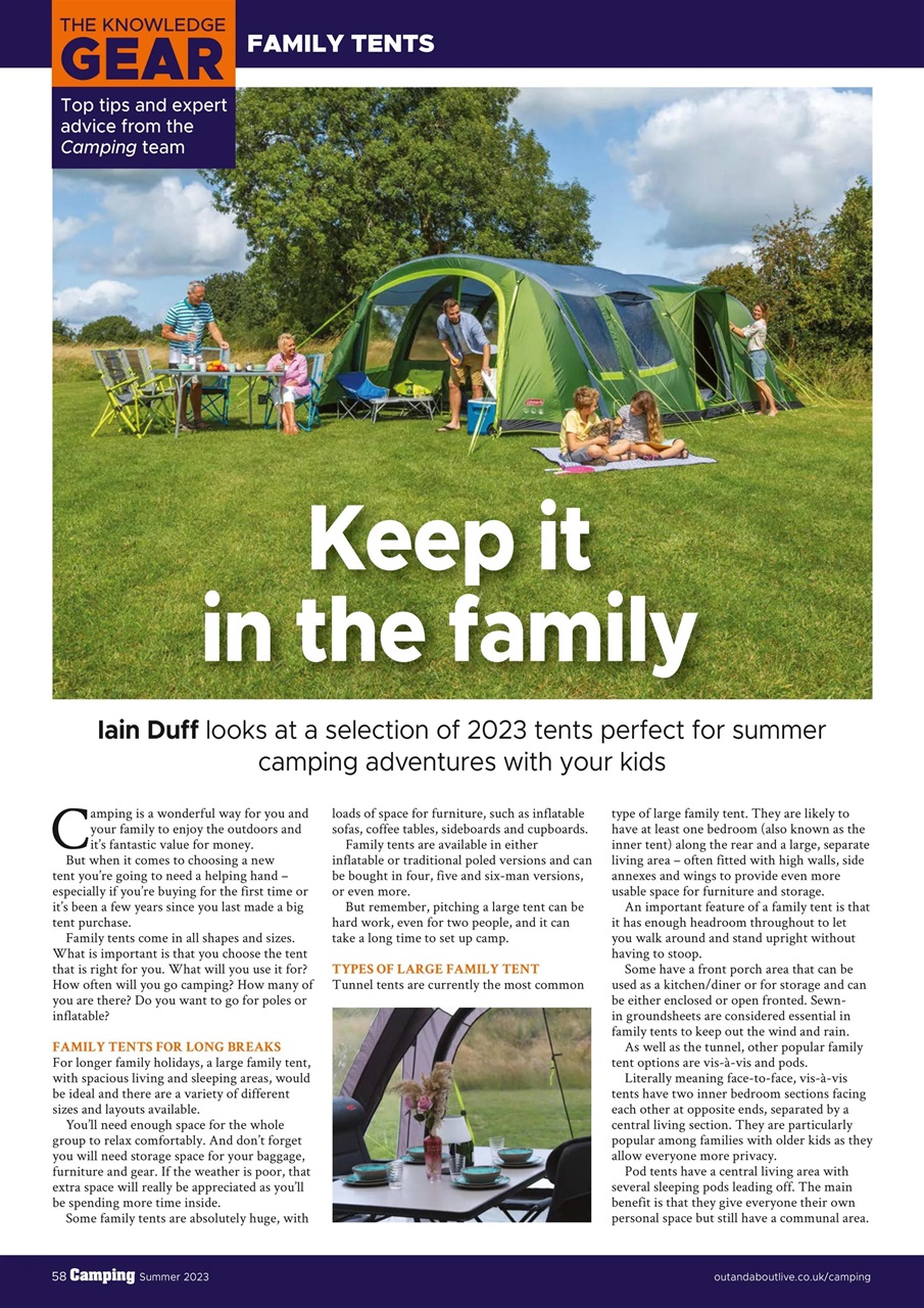 Camping Magazine - Summer 2023 Back Issue