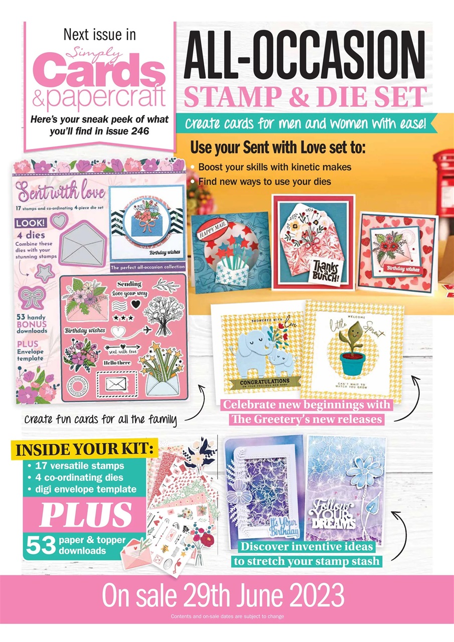 Simply Cards & Papercraft Magazine - Issue 245 Back Issue