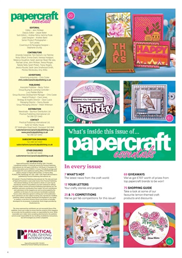 Papercraft Essentials Magazine - Issue 226 Subscriptions | Pocketmags