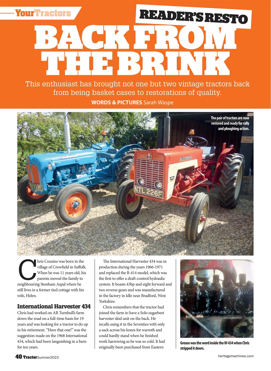 Tractor & Farming Heritage Magazine - Summer-23 Back Issue