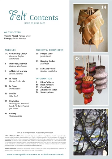 Felt Magazine - Felt Issue 29 Subscriptions | Pocketmags