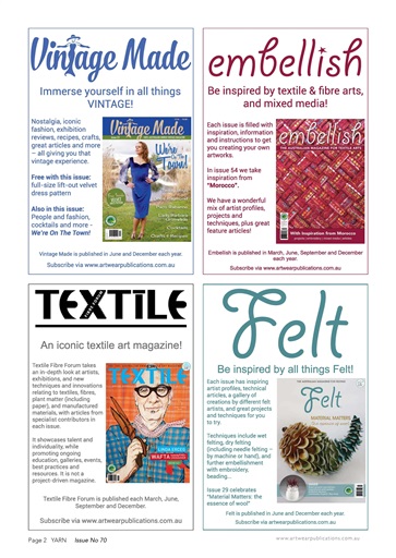 Yarn Magazine - Yarn Mag Issue 70 Subscriptions | Pocketmags
