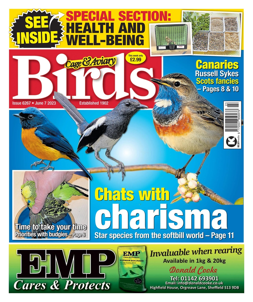 Cage & Aviary Birds Magazine - 7-Jun-23 Back Issue