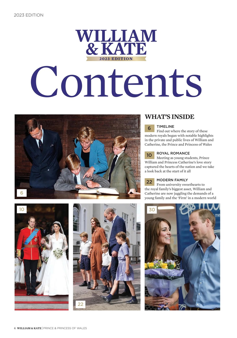 The Royals Magazine - William & Kate 2023 Back Issue
