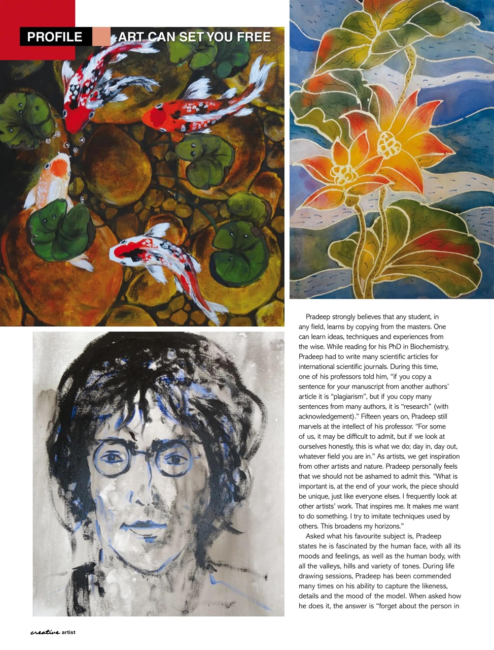 Creative Artist Magazine - Issue 38 Back Issue