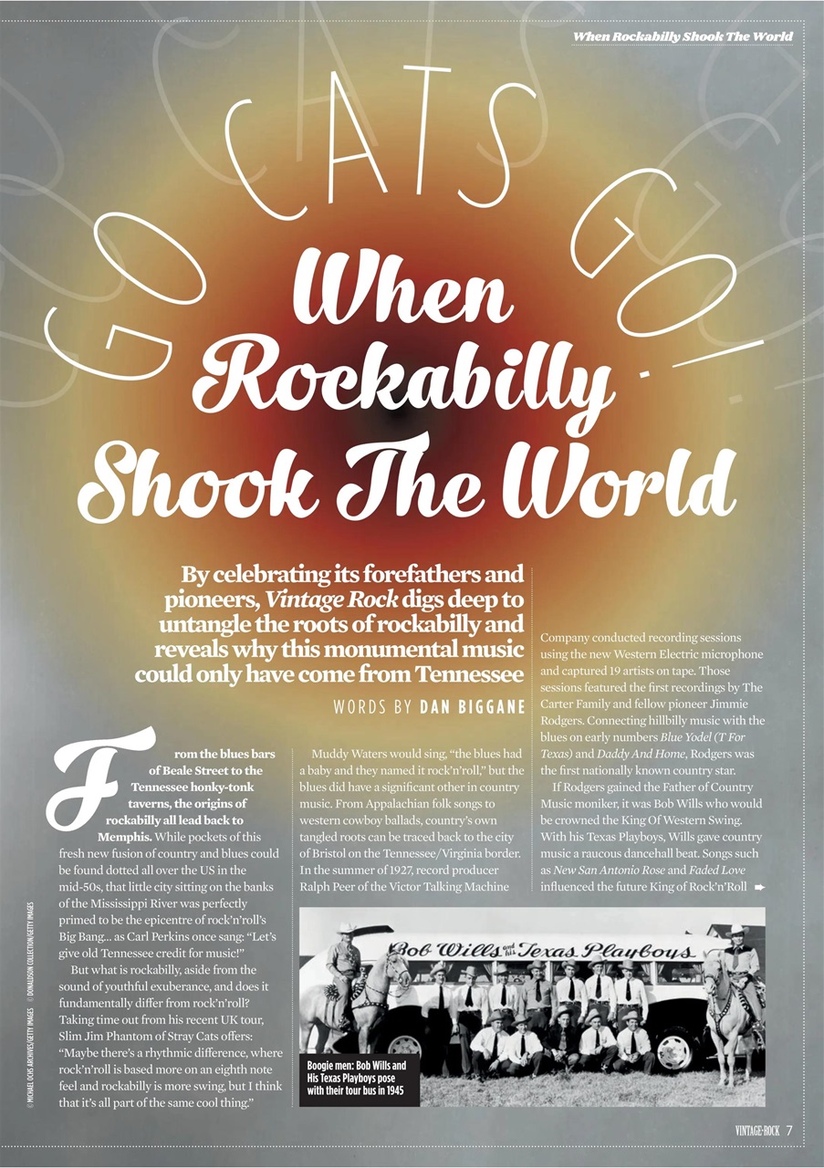 Vintage Rock Presents Magazine - Rockabilly Vol 2 Back Issue